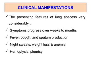 chapter -iv respiratory system Lung Abscess.pptx