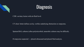 Lung Abscess .easy pathology and understanding | PDF