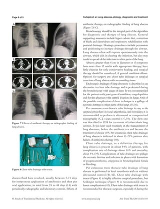 Lung abscess-etiology, diagnostic and treatment options-2015.pdf | Lung ...