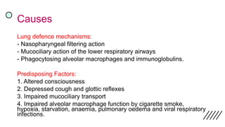 Lung Abscess and Pneumonia (Pathology) | PPTX