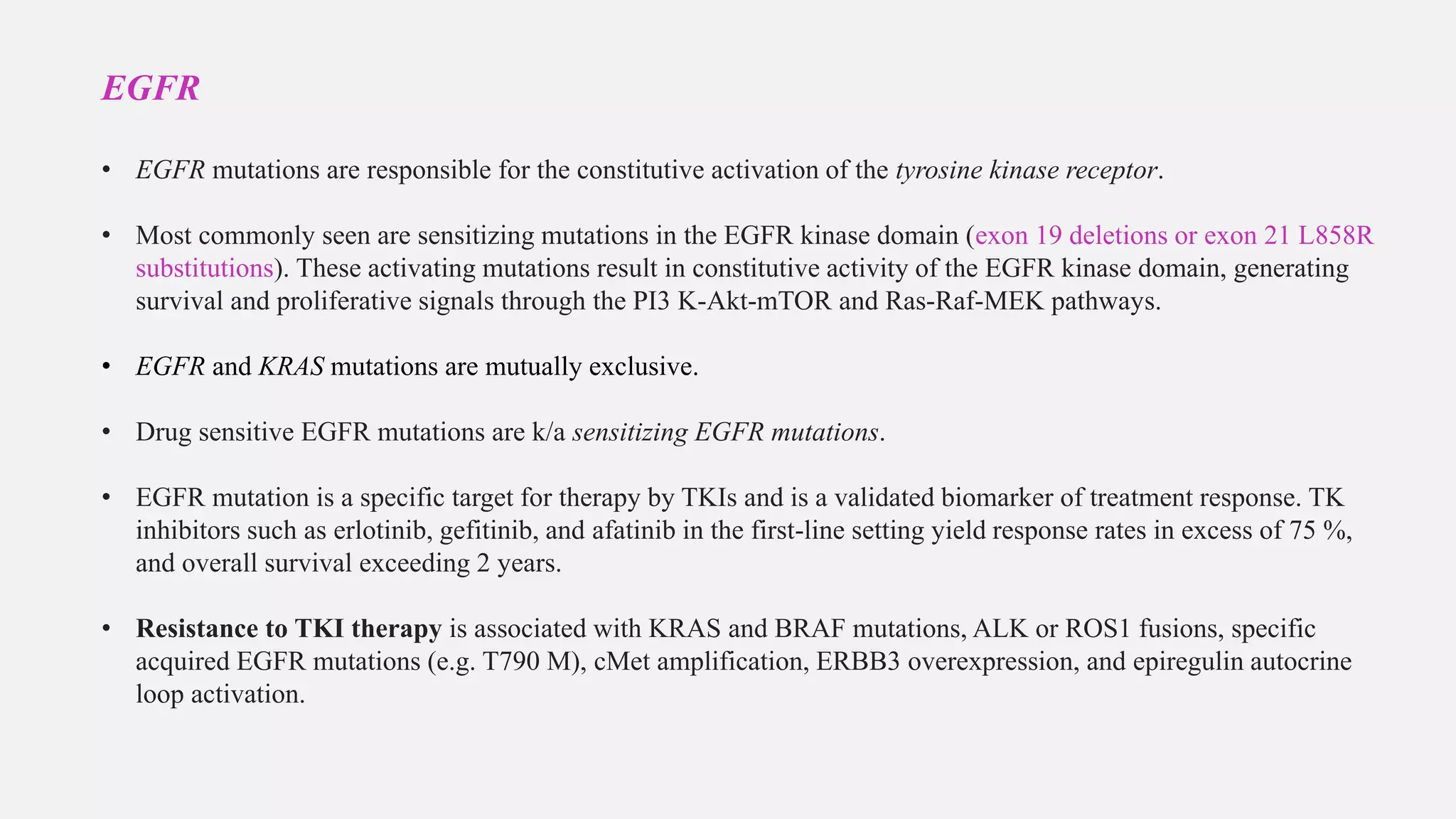 Lung adenocarcinoma -molecular pathology | PPTX