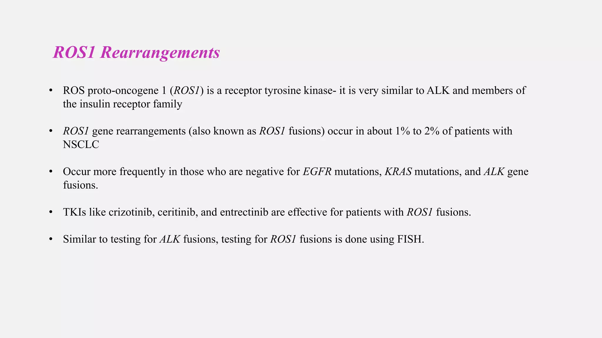 Lung adenocarcinoma -molecular pathology | PPTX