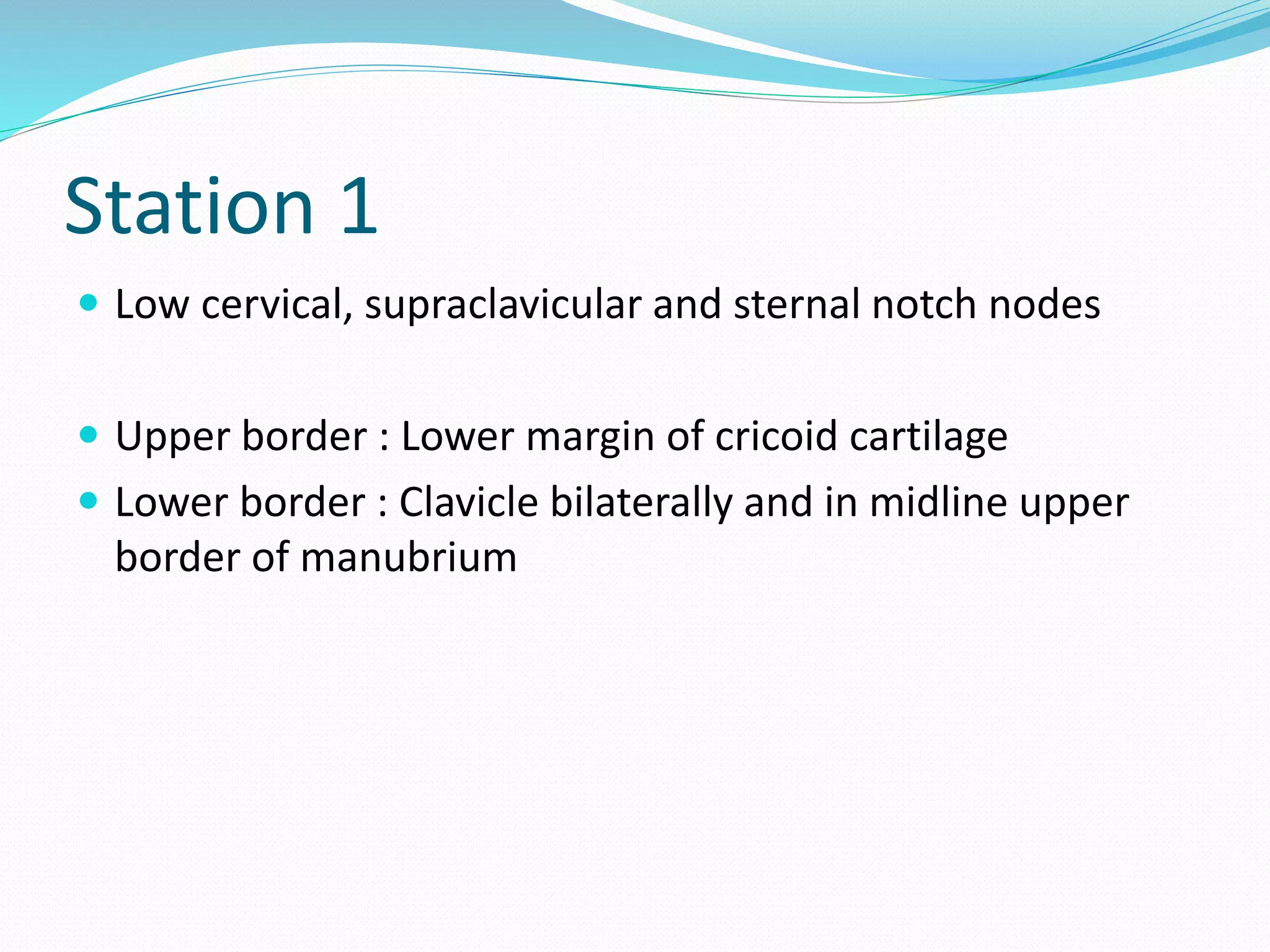 Lymph nodal stations in ca lung | PPTX