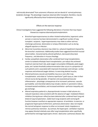 Lung and heart lung transplantation | DOCX