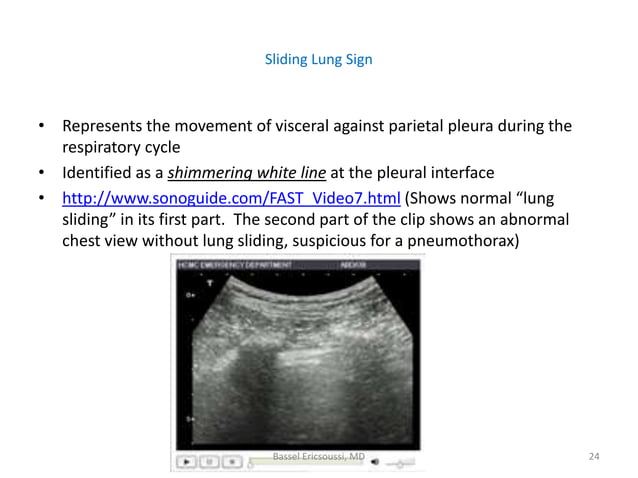Lung and Pleural Ultrasonography - Ultrasound Guided Vascular Access ...