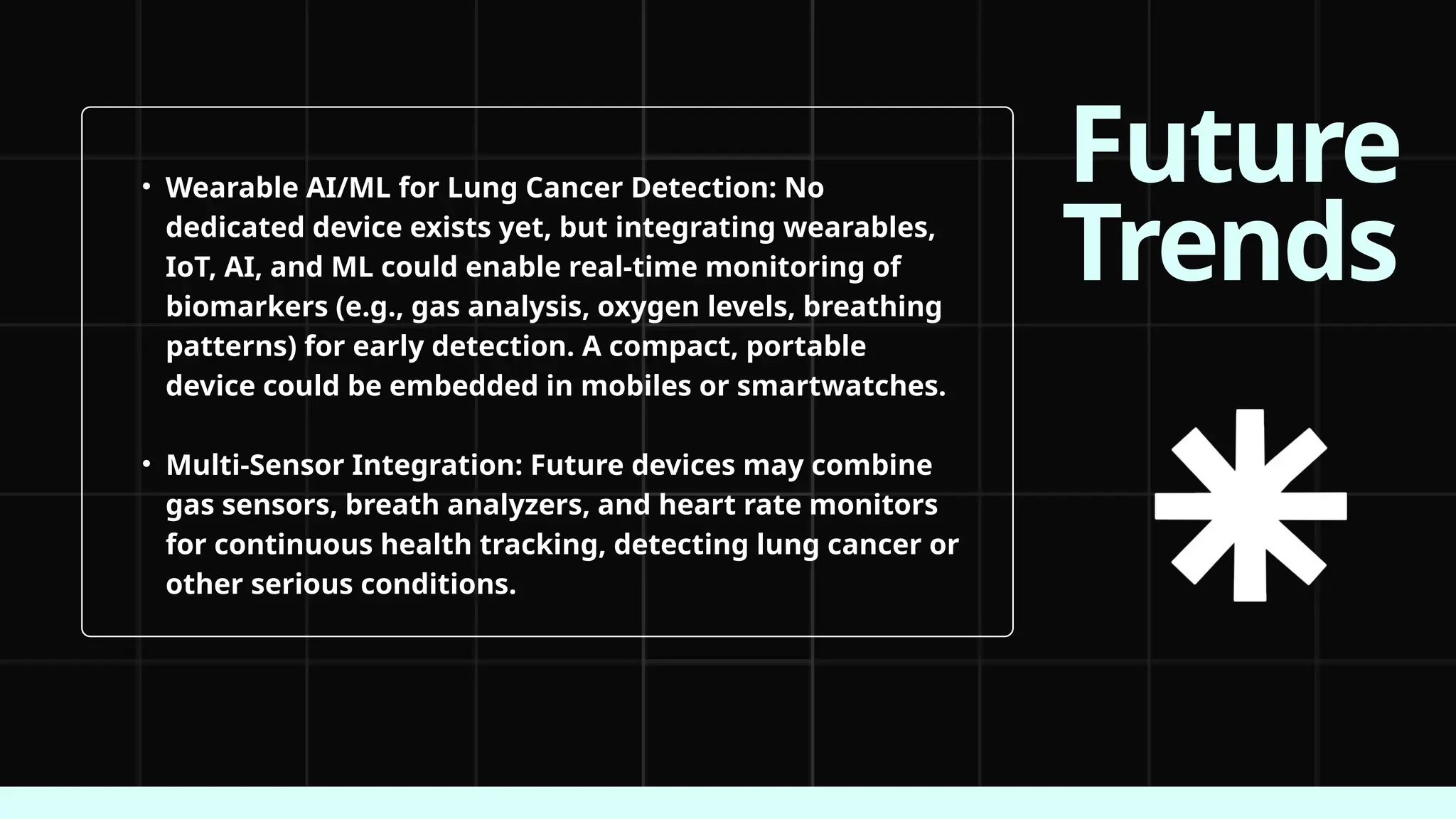 Lung cancer Detection with AIML in Healthcare sector.PPT