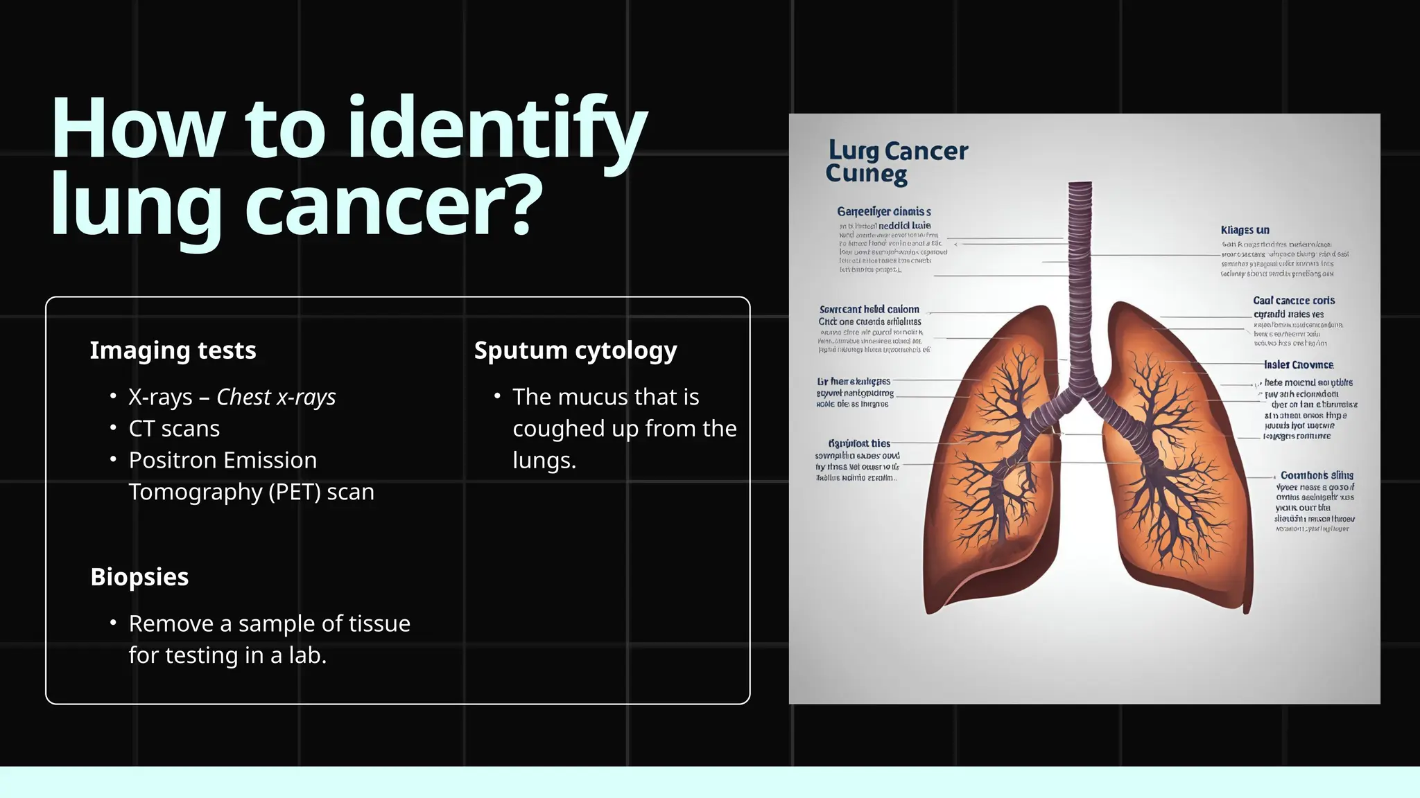 Lung cancer Detection with AIML in Healthcare sector.PPT