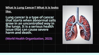 Lung cancer Detection with AIML in Healthcare sector.PPT