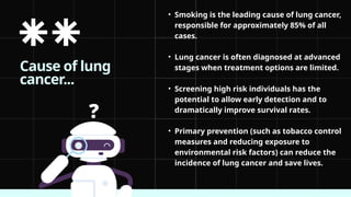 Lung cancer Detection with AIML in Healthcare sector.PPT