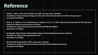 Lung cancer Detection with AIML in Healthcare sector.PPT