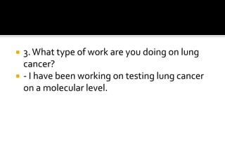 Lung cancer | PPTX