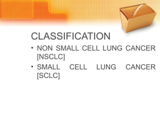 Lung cancer | PPT