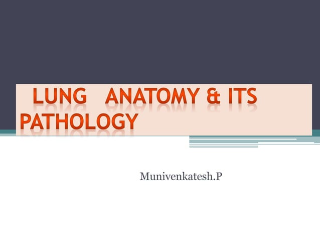 Lung cancer | PPTX | Lung and Respiratory Health | Diseases and Conditions