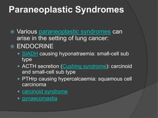 Lung cancer radiology | PPTX