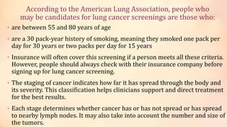 Lung cancer-medical discussion | study | PPT