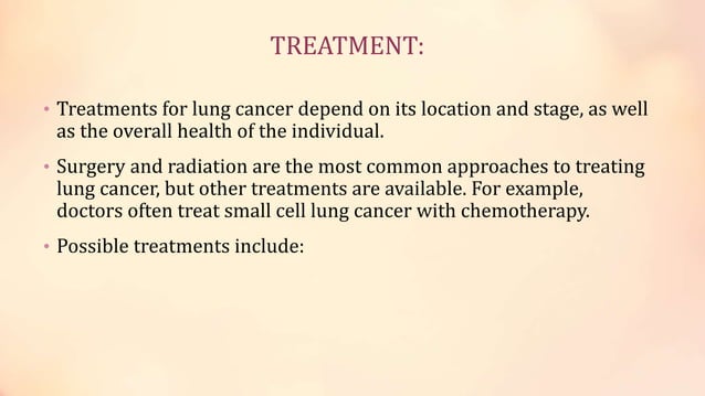 Lung cancer-medical discussion | study | PPT