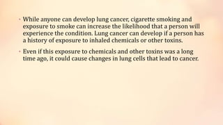 Lung cancer-medical discussion | study | PPT