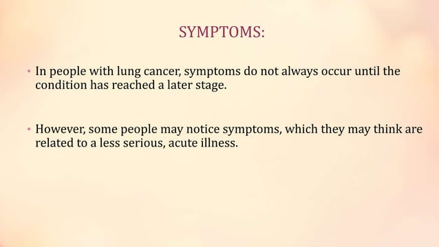 Lung cancer-medical discussion | study | PPT