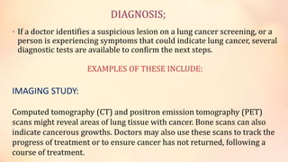 Lung cancer-medical discussion | study | PPT