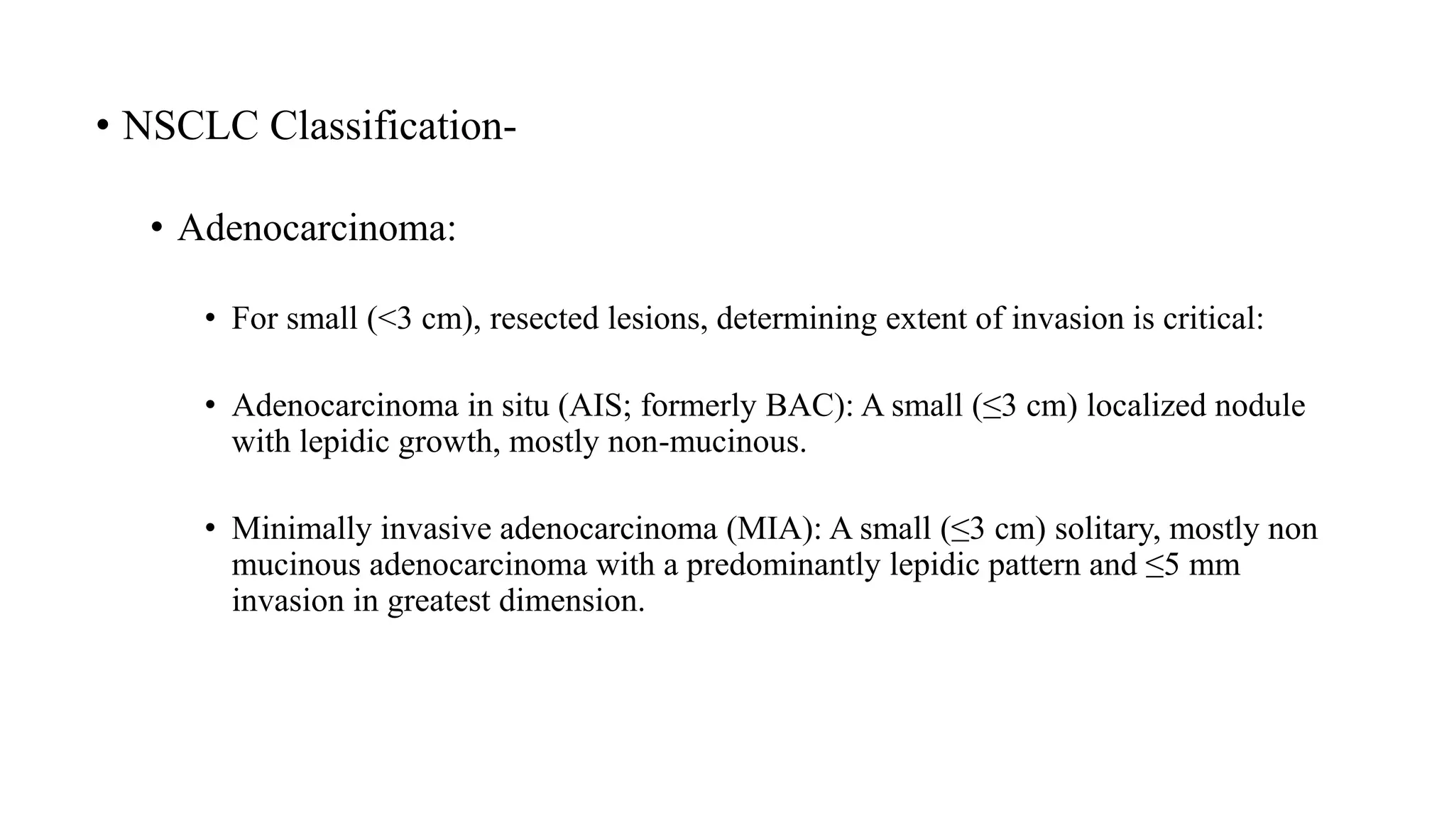 Classification and staging of Lung Cancer.pptx