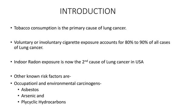 Lung cancer anatomy to pathological classification | PPTX | Lung and ...