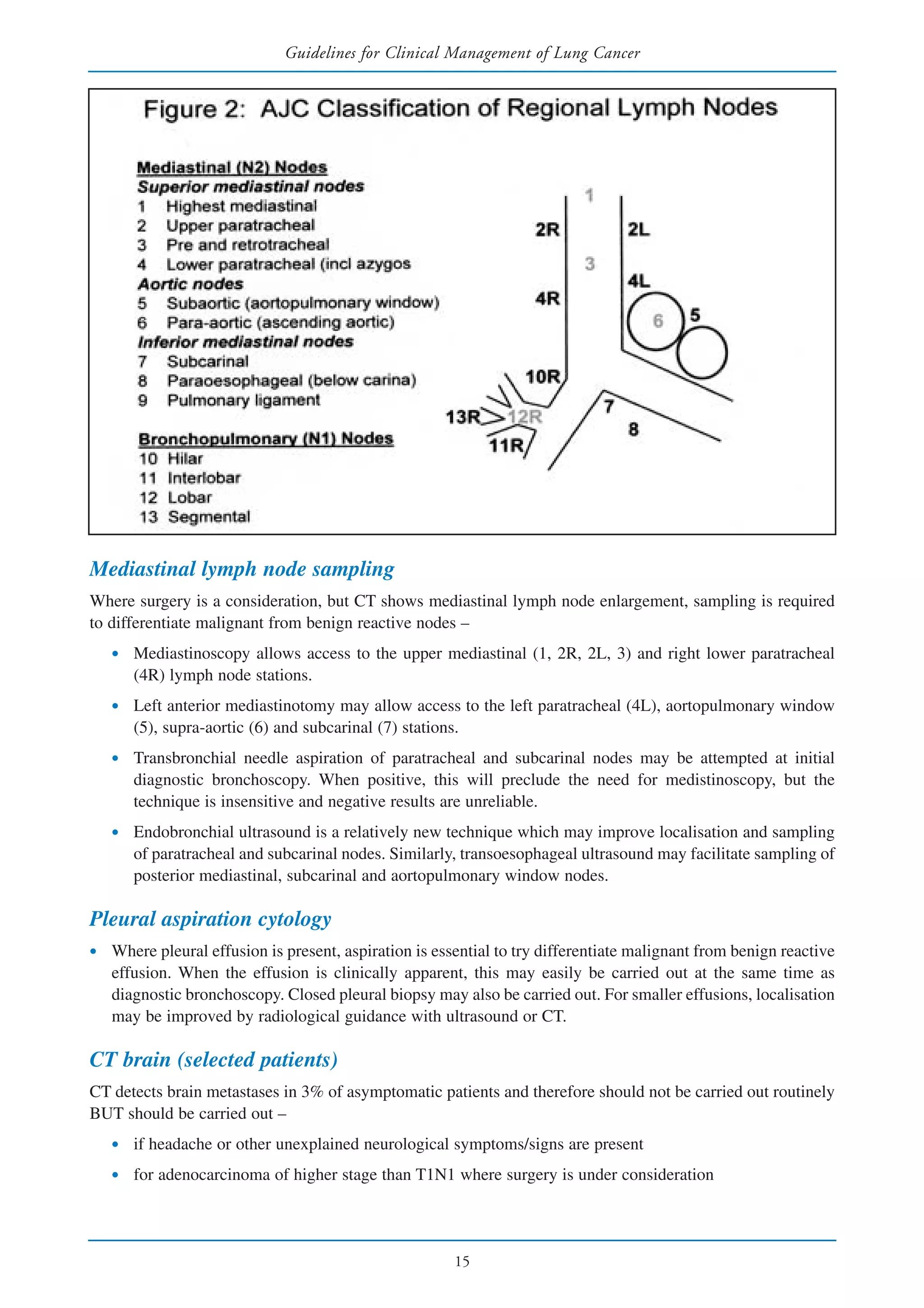 Lung cancer guidelines | PDF