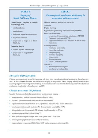 Lung cancer guidelines | PDF