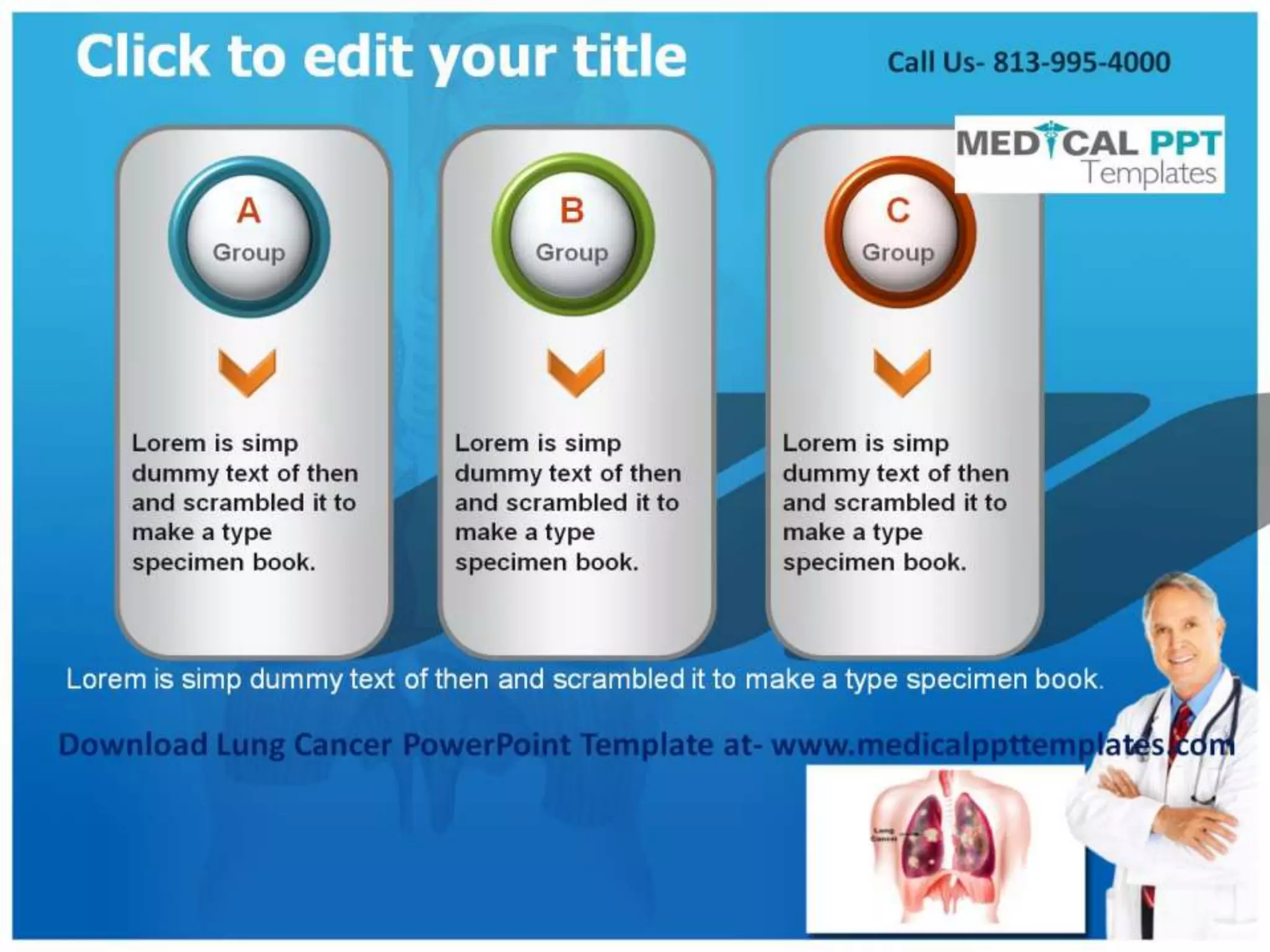 Lung Cancer PowerPoint Template | PPTX
