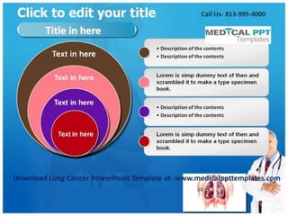 Lung Cancer PowerPoint Template | PPT
