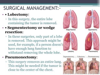 Lung cancer ppt | PPTX