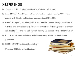 Lung cancer seminar | PPTX