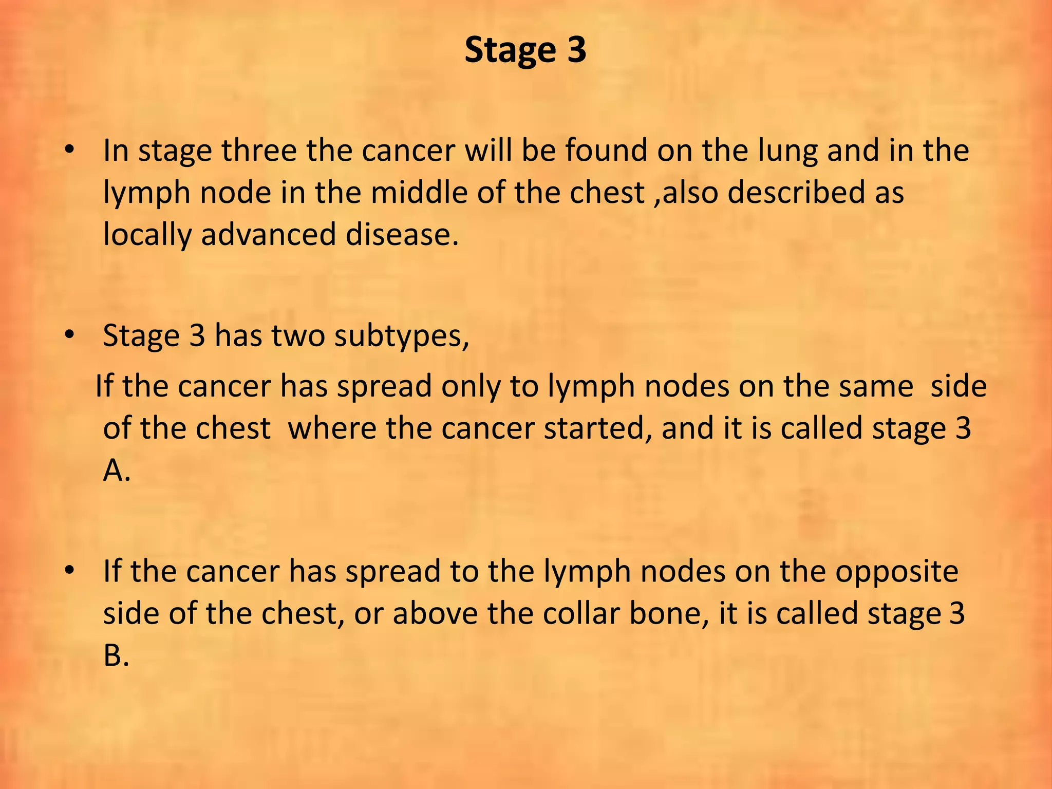 Lung cancer stage 3 symptoms and treatment methodologies | PPTX