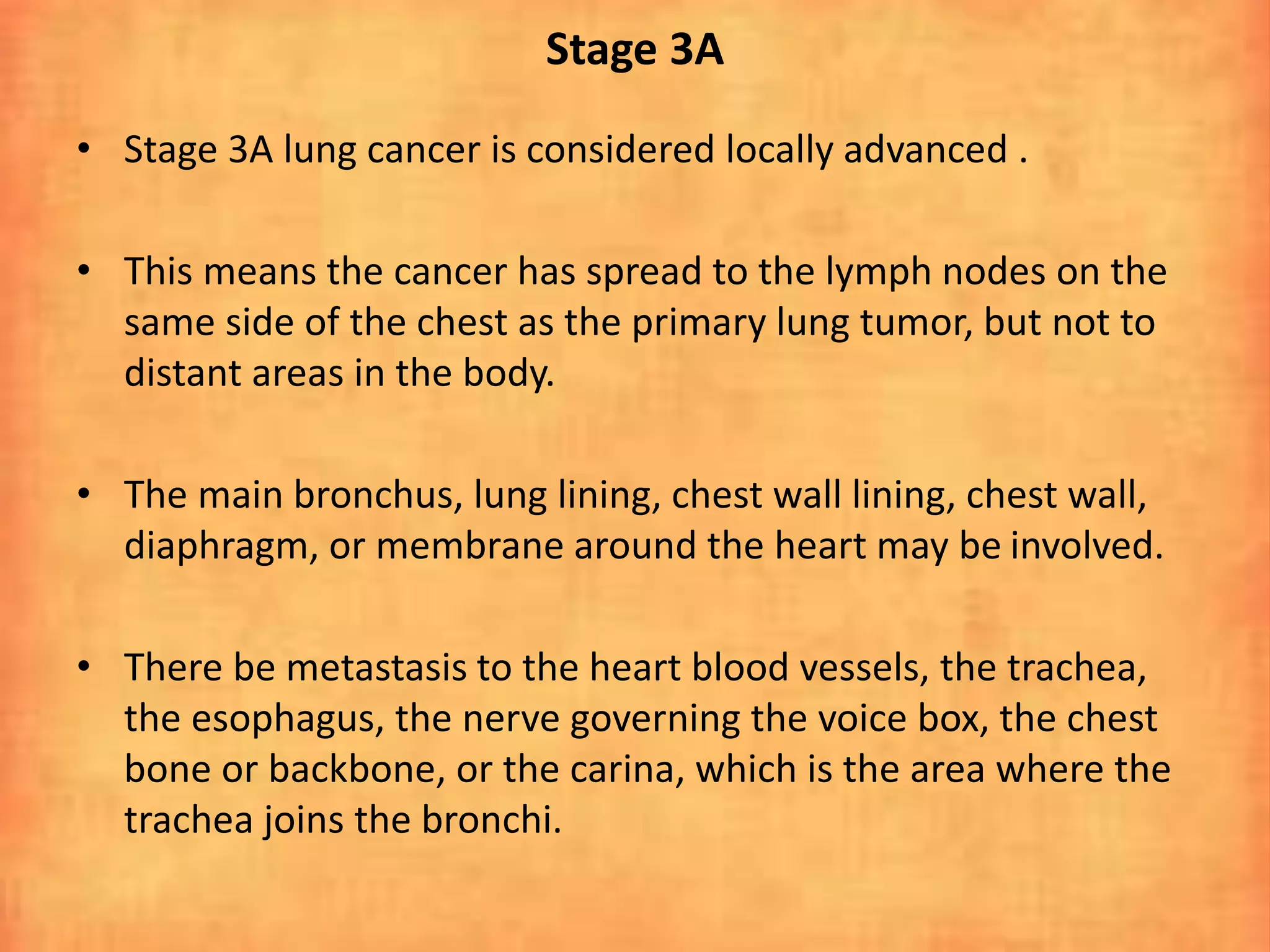 Lung cancer stage 3 symptoms and treatment methodologies | PPTX