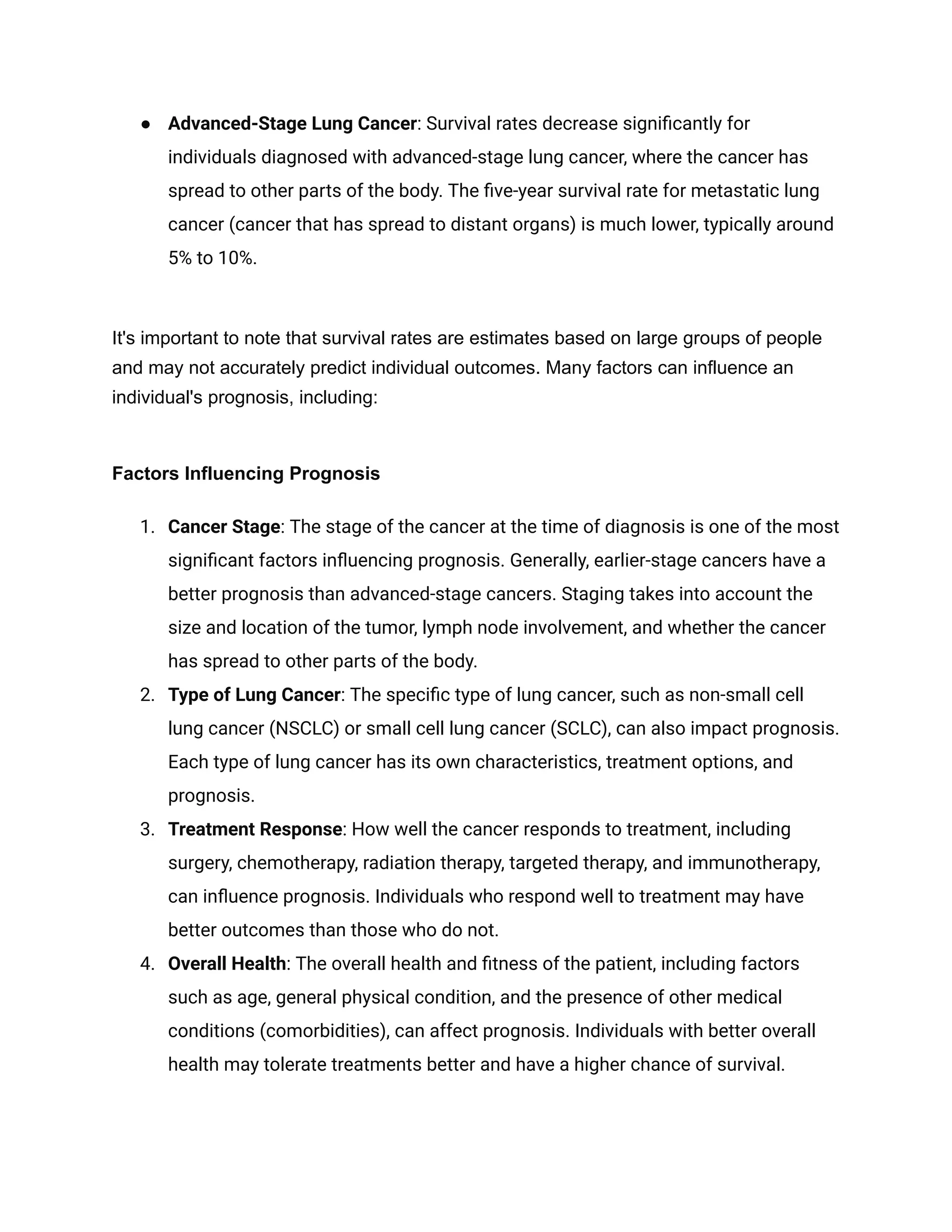 Understanding Lung Cancer Symptoms & Signs | PDF