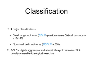 Lung cancer treatment | PPTX
