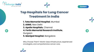 Lung Cancer Treatment Cost in India | PDF