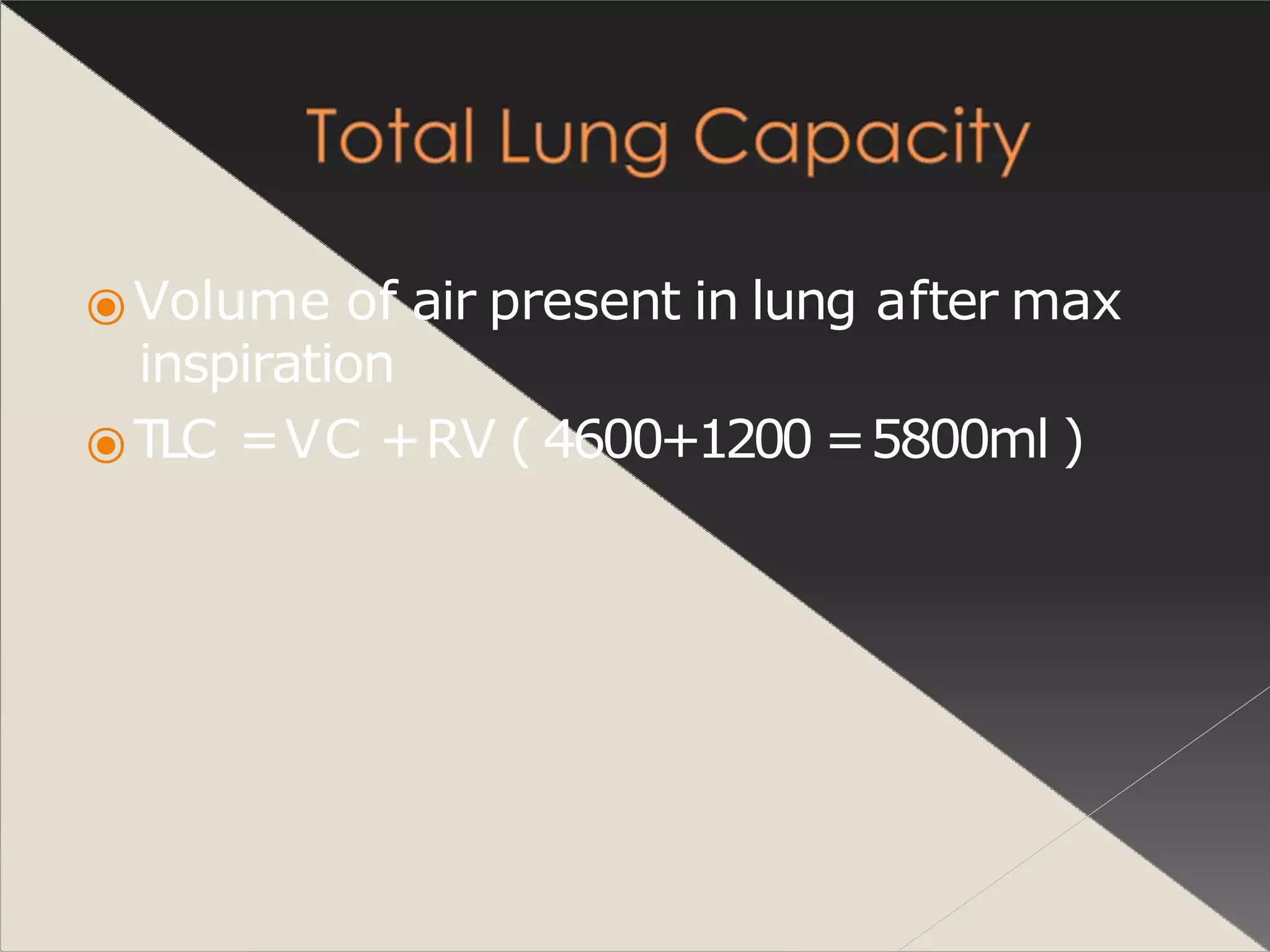 lung capacity.pptx | Lung and Respiratory Health | Diseases and Conditions