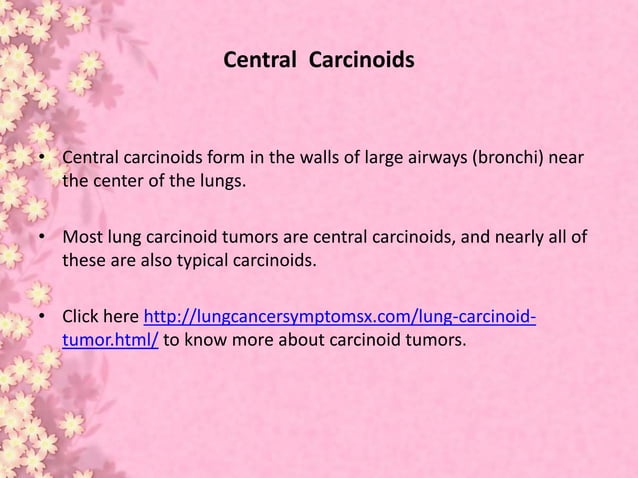 Lung carcinoid tumor | PPTX | Lung and Respiratory Health | Diseases ...