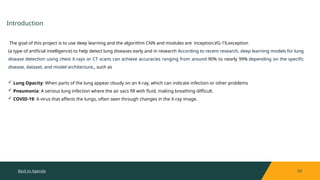 lung disease detection using deep learning | PPTX