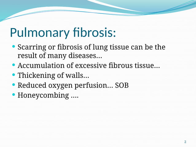 Lung fibrosis.pptx lungs fibrosis , pulmo | PPTX