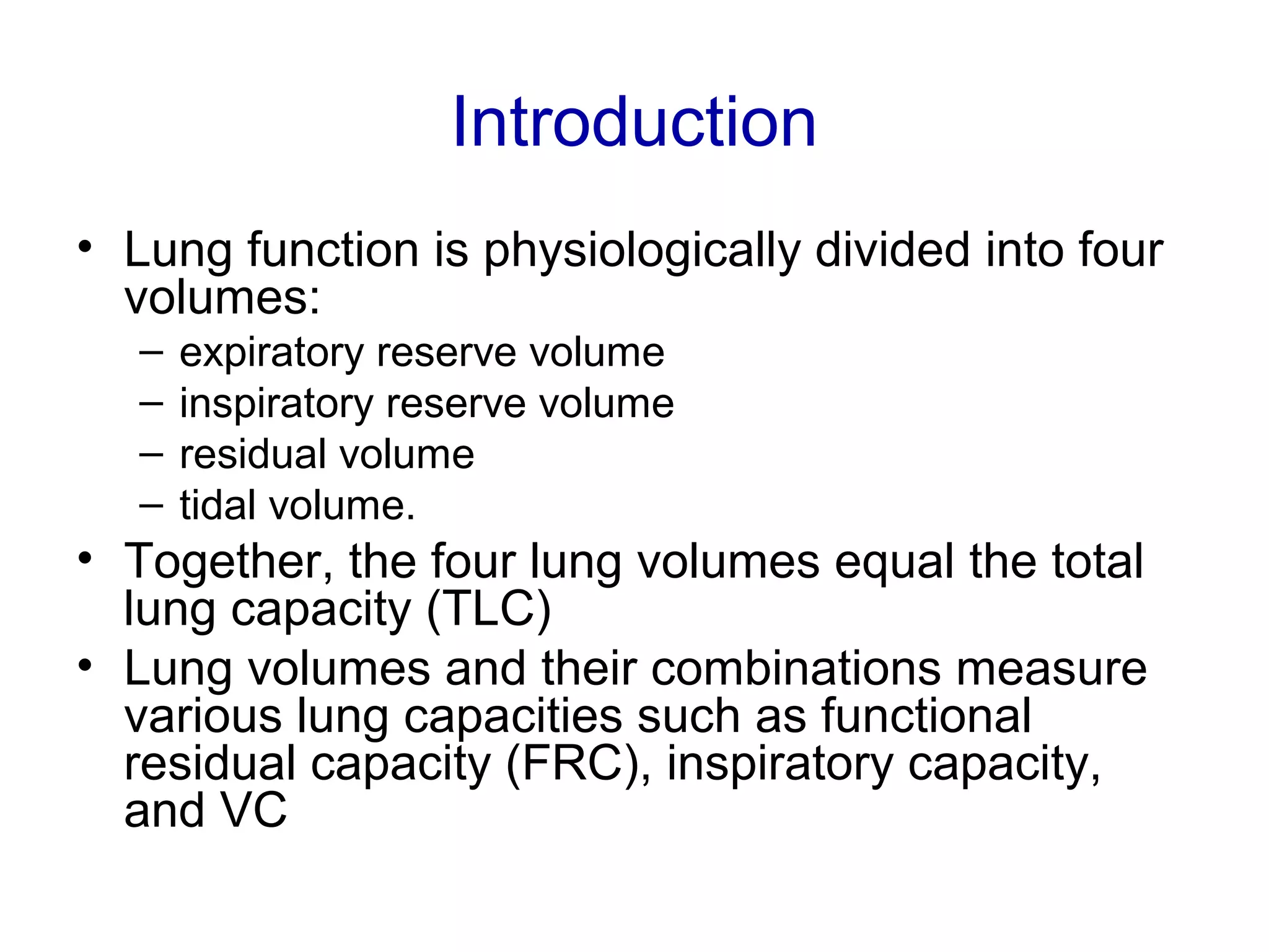 Lung fuction tests | PPT