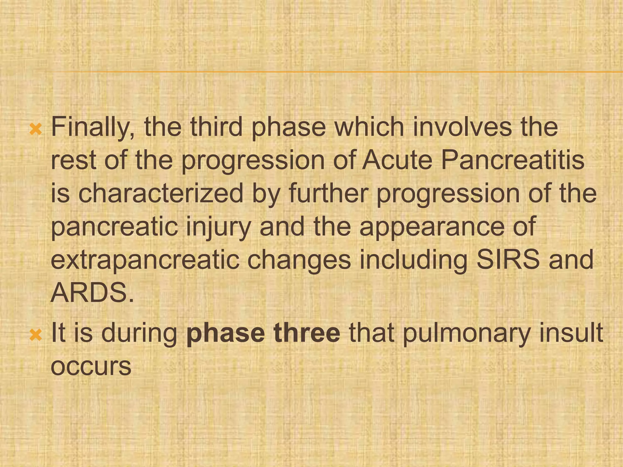 Lung in pancreatitis | PPTX