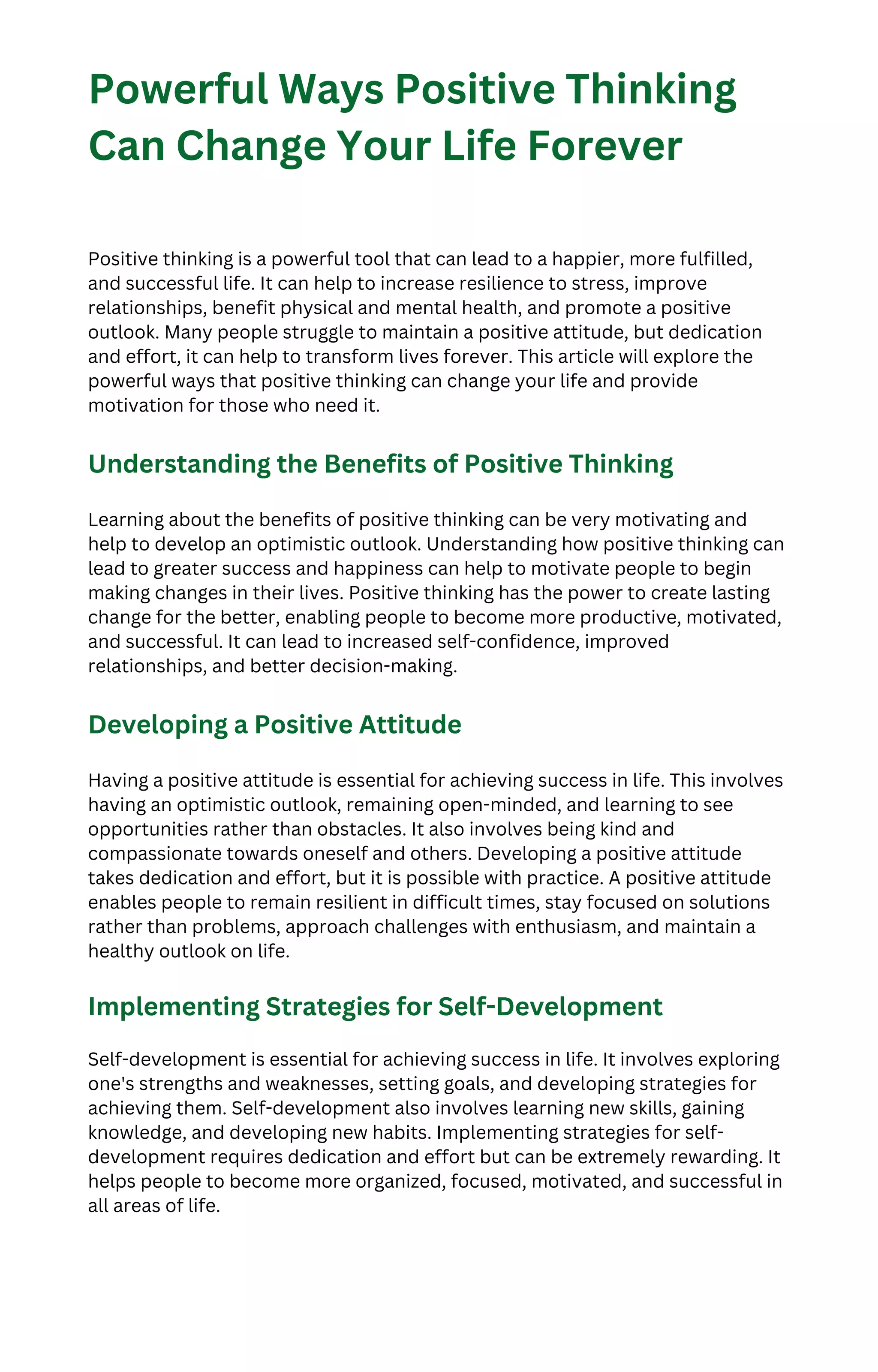 Lungisa Sonqishe Positive Thinking-1.pdf | Mental Health | Diseases and ...