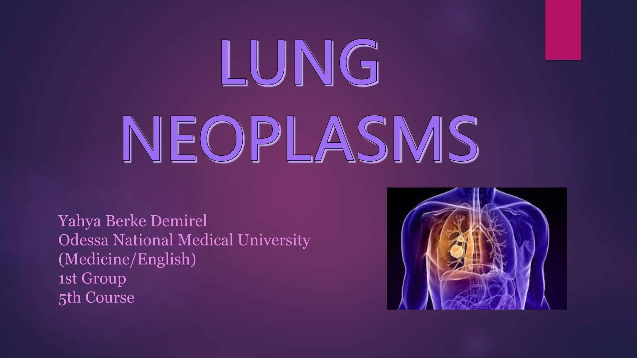 lung neoplasms | PPSX