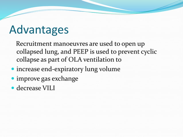 Lung Protective Ventilation | PPTX