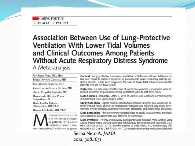 Lung Protective Ventilation | PPTX