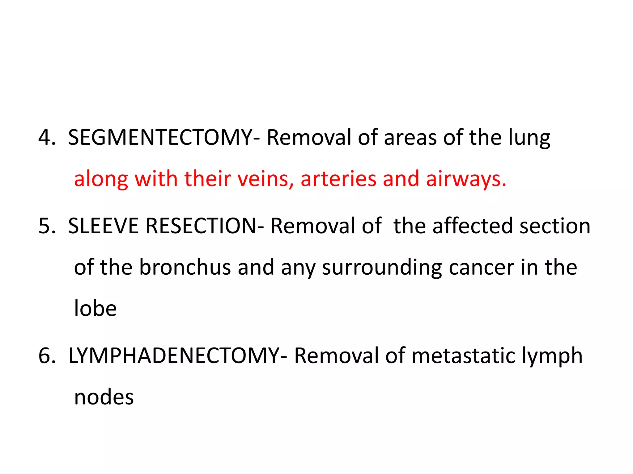 Lung resection | PPTX