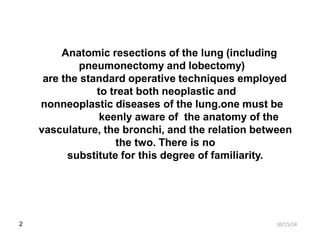 Lung resections | PPTX