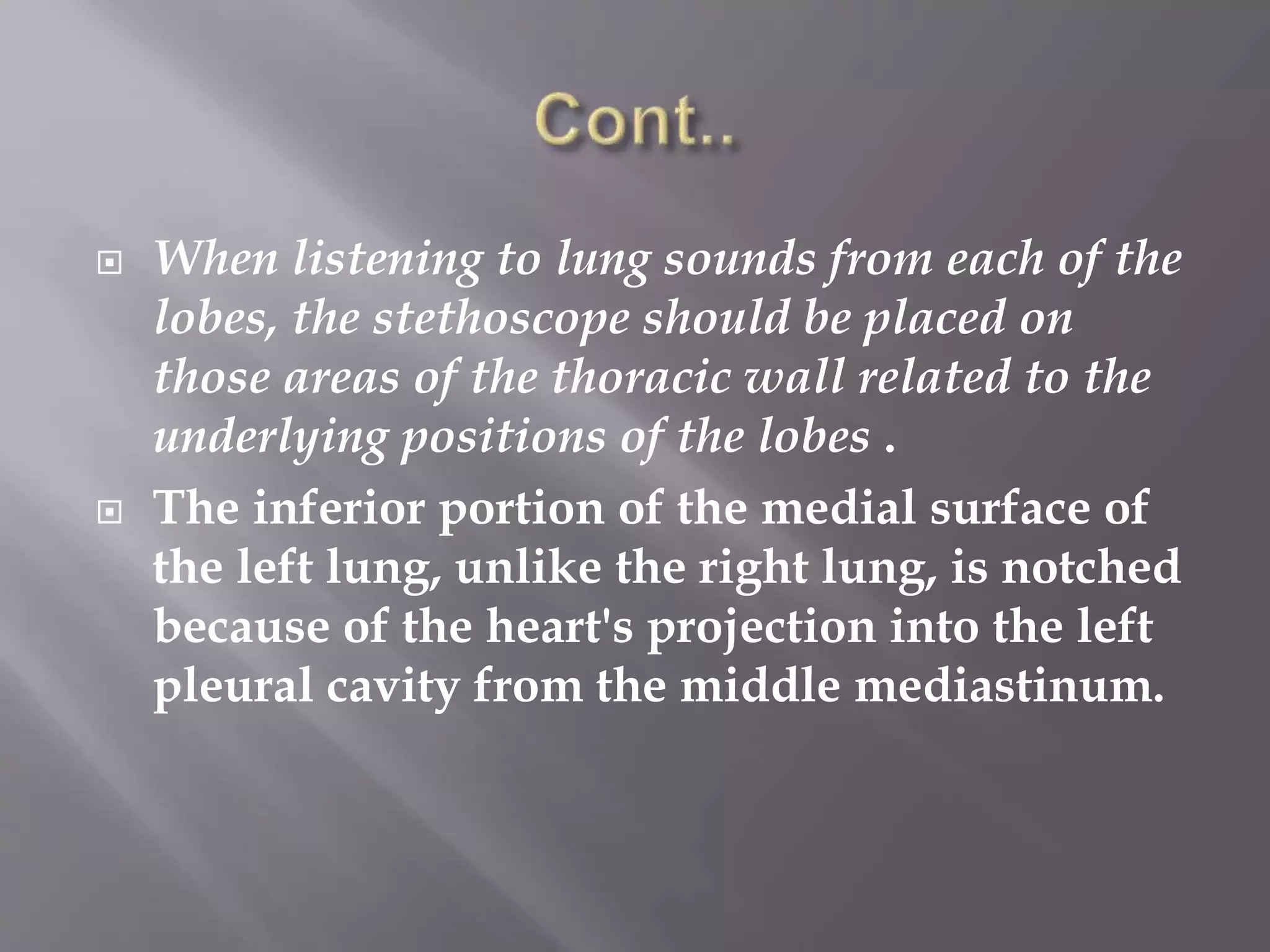 Lungs anatomy, organs in thorax | PPTX
