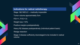 Radiotherapy of Lung Cancer | PPTX